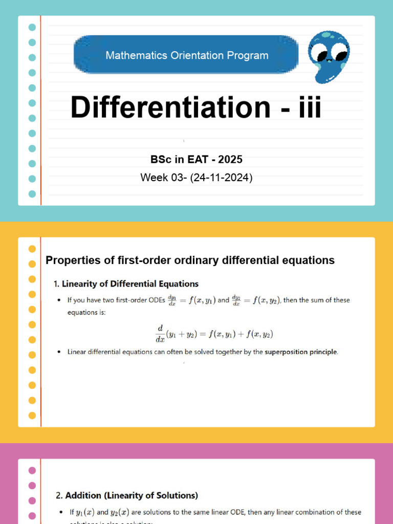 Differentiation - Part 3 - Week 03 | PDF | Teaching Methods & Materials
