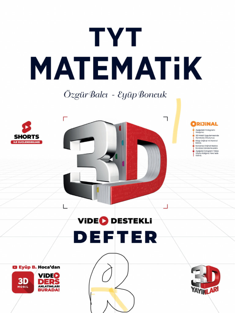 3d Tyt Matematik Video Destekli Defter 2024 Pdf