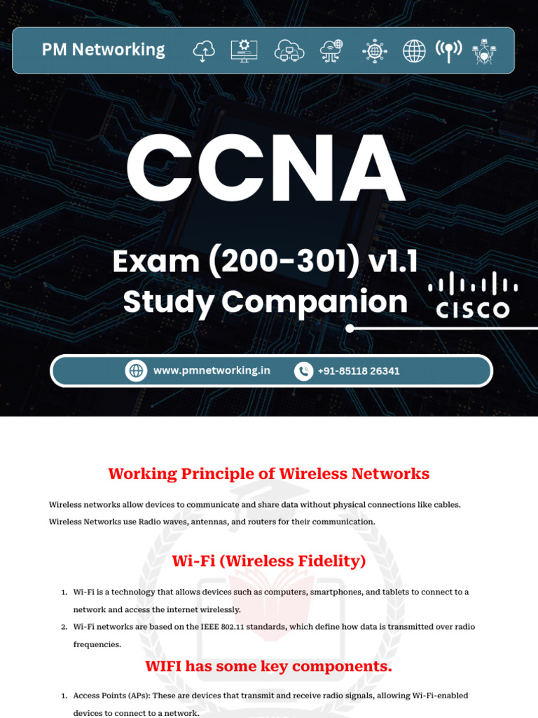 PM NW CCNA Day 7 Notes | PDF | Wi Fi | Ieee 802.11