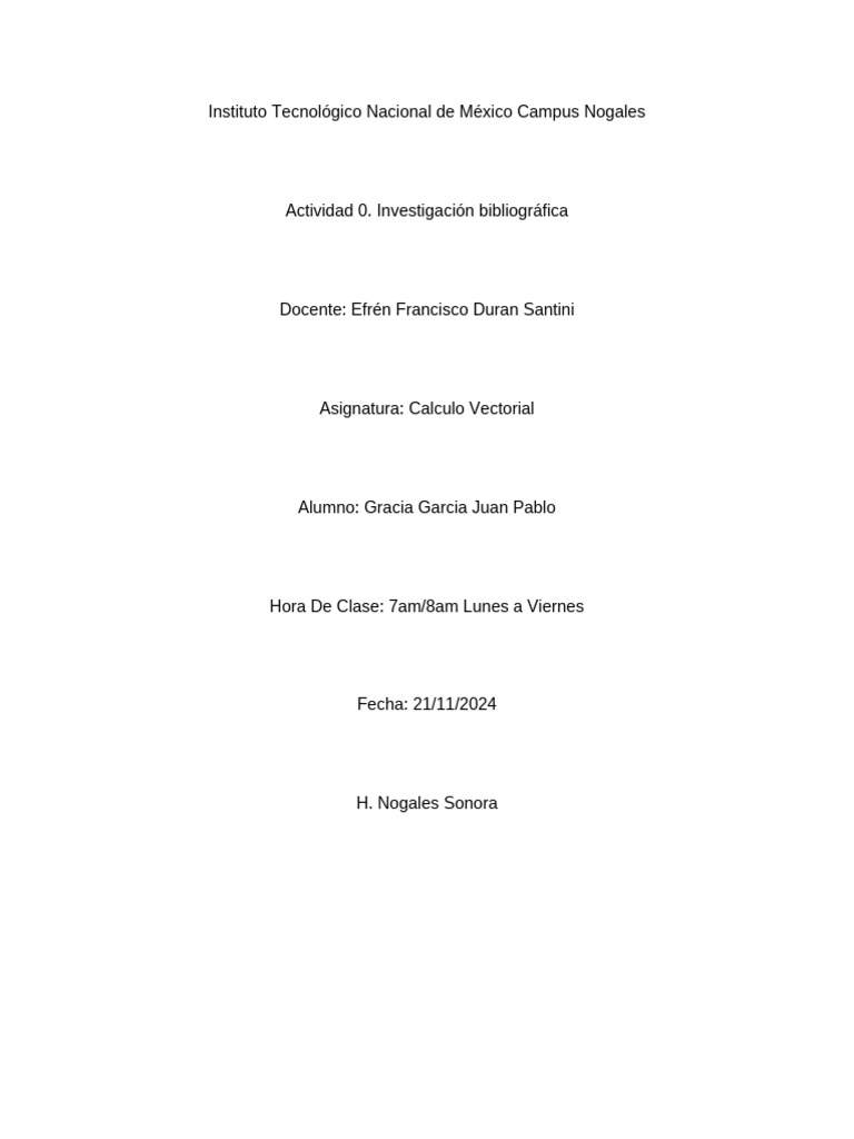Instituto Tecnológico Nacional de México Campus Nogales | PDF ...