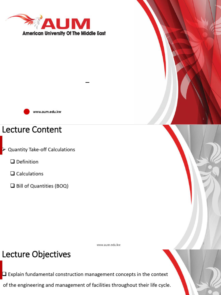 Chapter 4 - Quantity Take-Off | PDF | Length | Volume