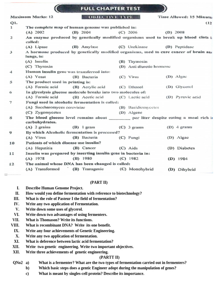 Test Boi | PDF | Science & Mathematics