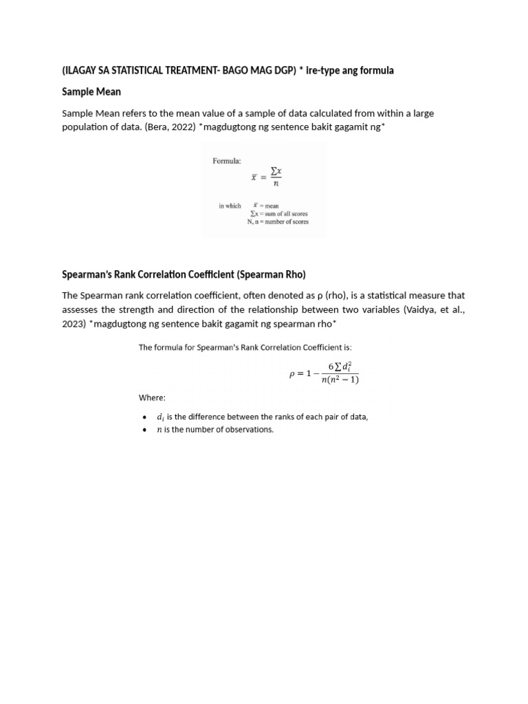 Spearman Rho Spearman Rhospearman Rhospearman Rho | PDF | Spearman's ...