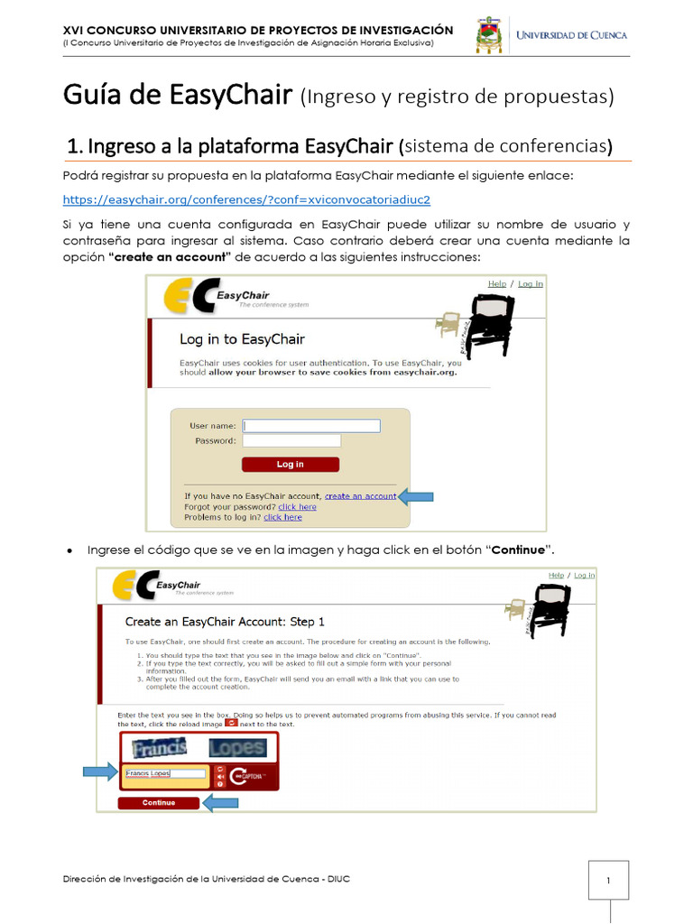 Tutorial de EasyChair - Submissions XVI | PDF | Zip (formato de archivo) | Microsoft Excel