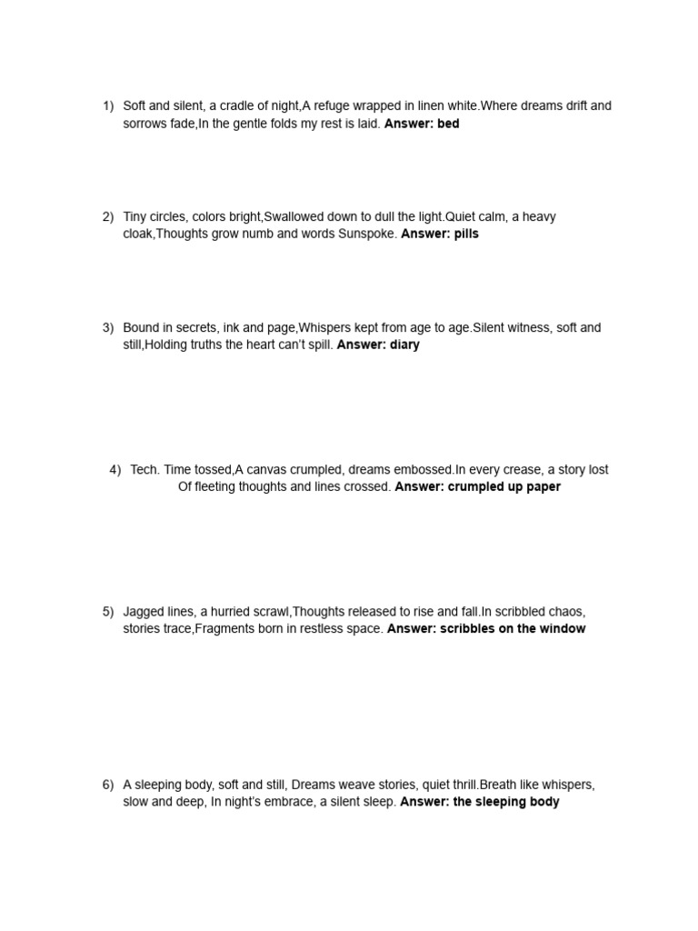 Escape Room Riddles | PDF | General Fiction
