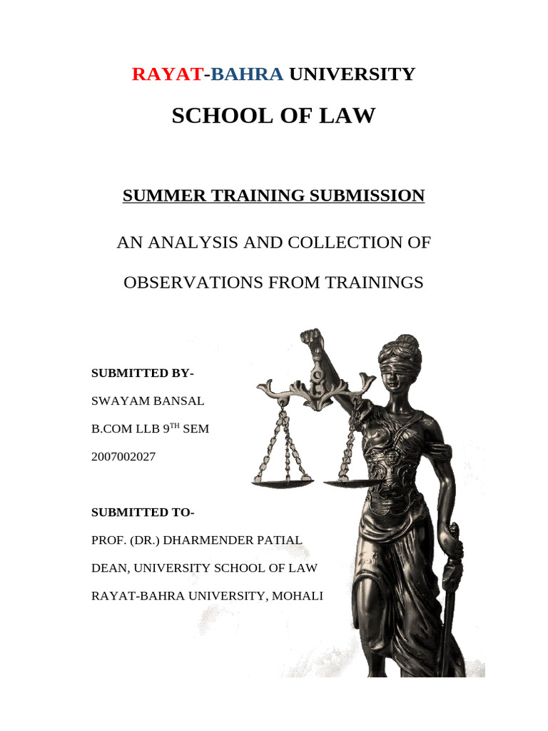 Summer Training File-1 | PDF | Nonverbal Communication | Body Language