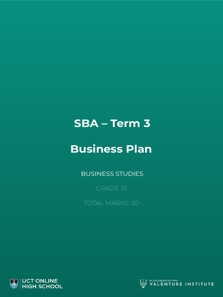 G10 - Business Studies - Term 3 - SBAM24 | PDF | Plagiarism | Human Communication