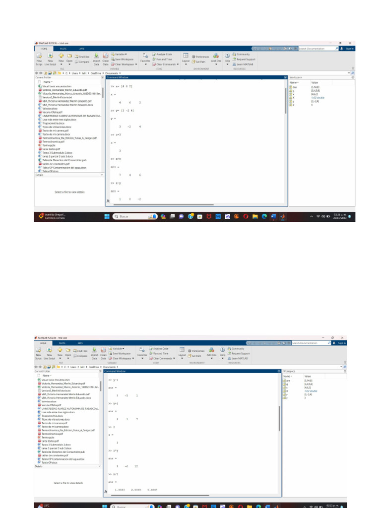 Actividad en Matlab 2 | PDF