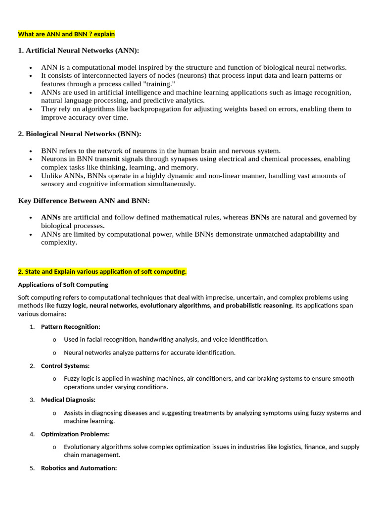 SCT Paper Solved | PDF | Artificial Neural Network | Fuzzy Logic SCT Paper Solved | PDF | Artificial Neural Network | Fuzzy Logic