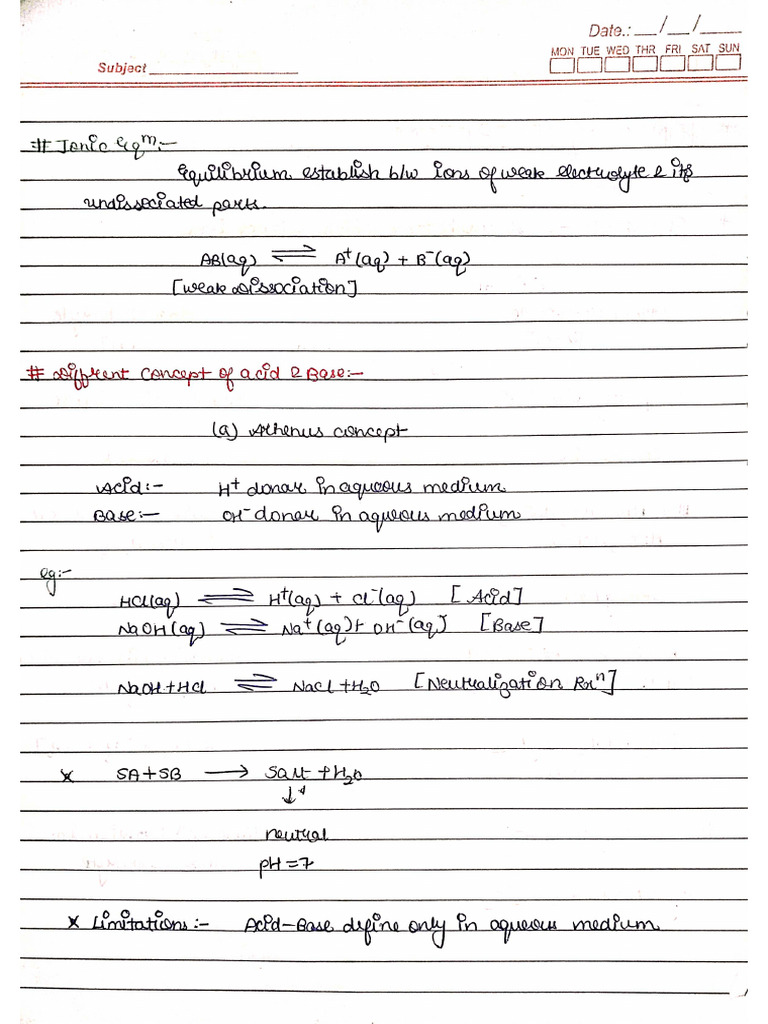 Ionic Equilibrium 3 | PDF