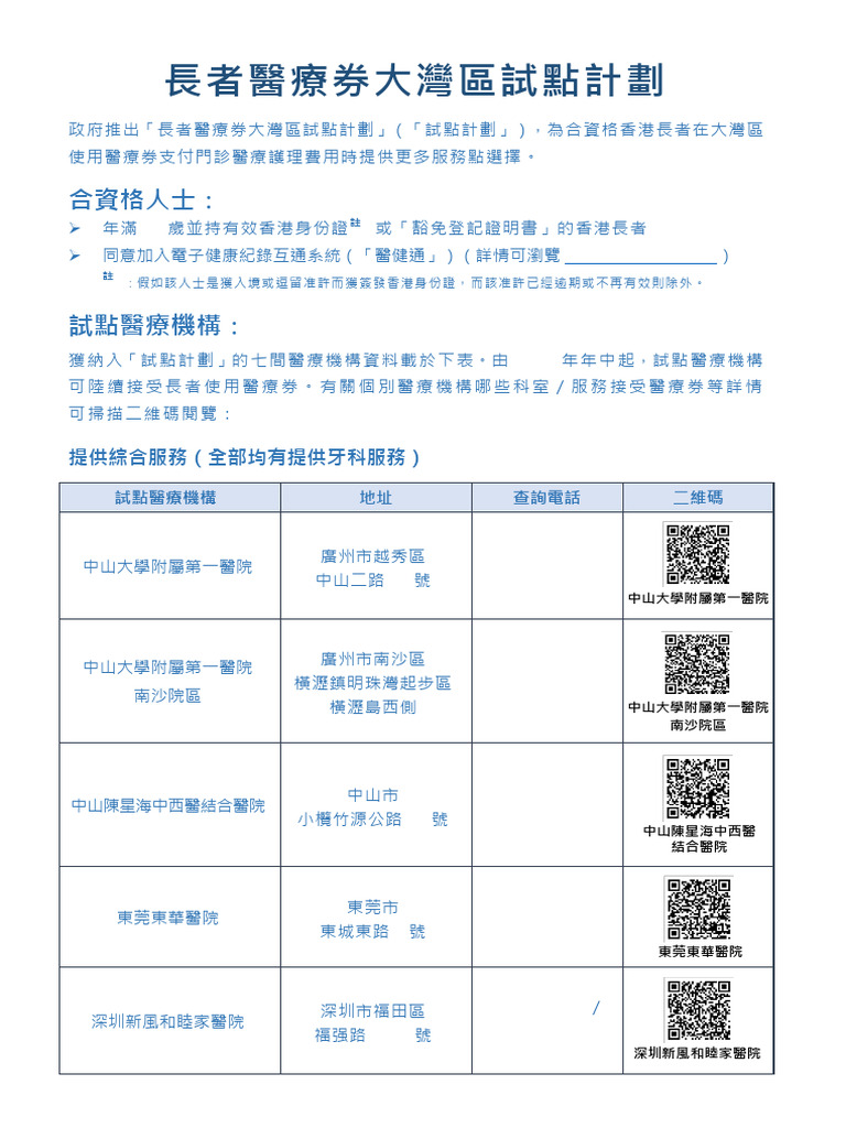 EHVGBAPS Leaflet Traditional Chinese | PDF