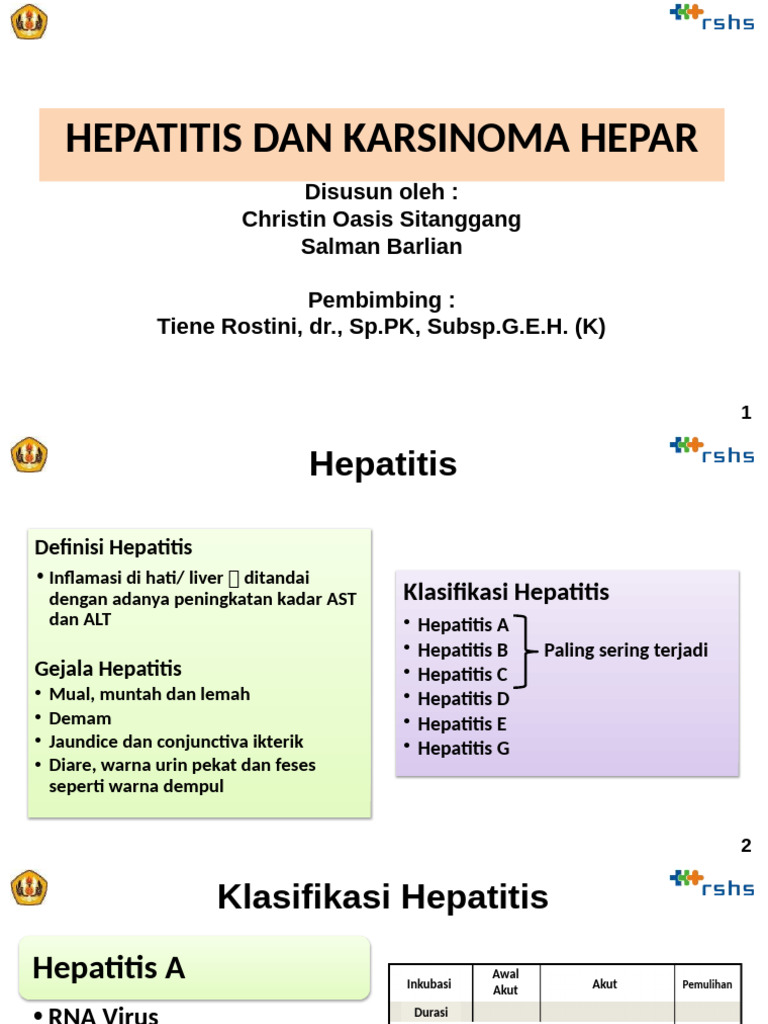 Hepatitis Dan CA Hepar Rev | PDF