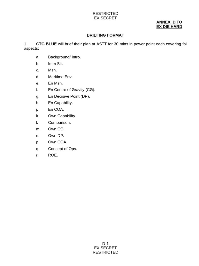 Annex D - CTG's Brief | PDF