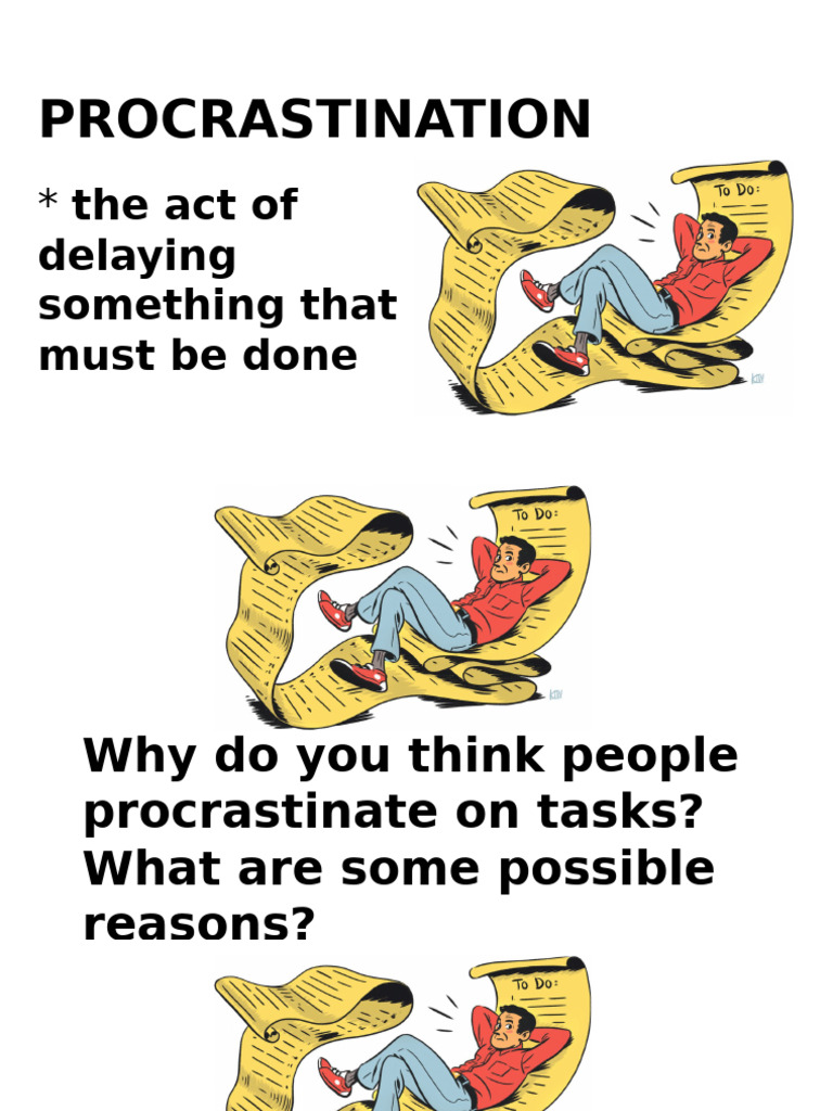 Lesson 19 Procrastination | PDF | Career & Growth