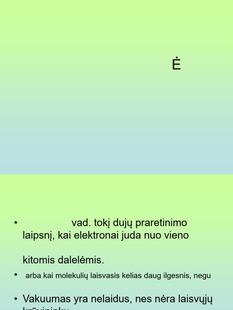 Elektros Srove Vakuume Naujas | PDF