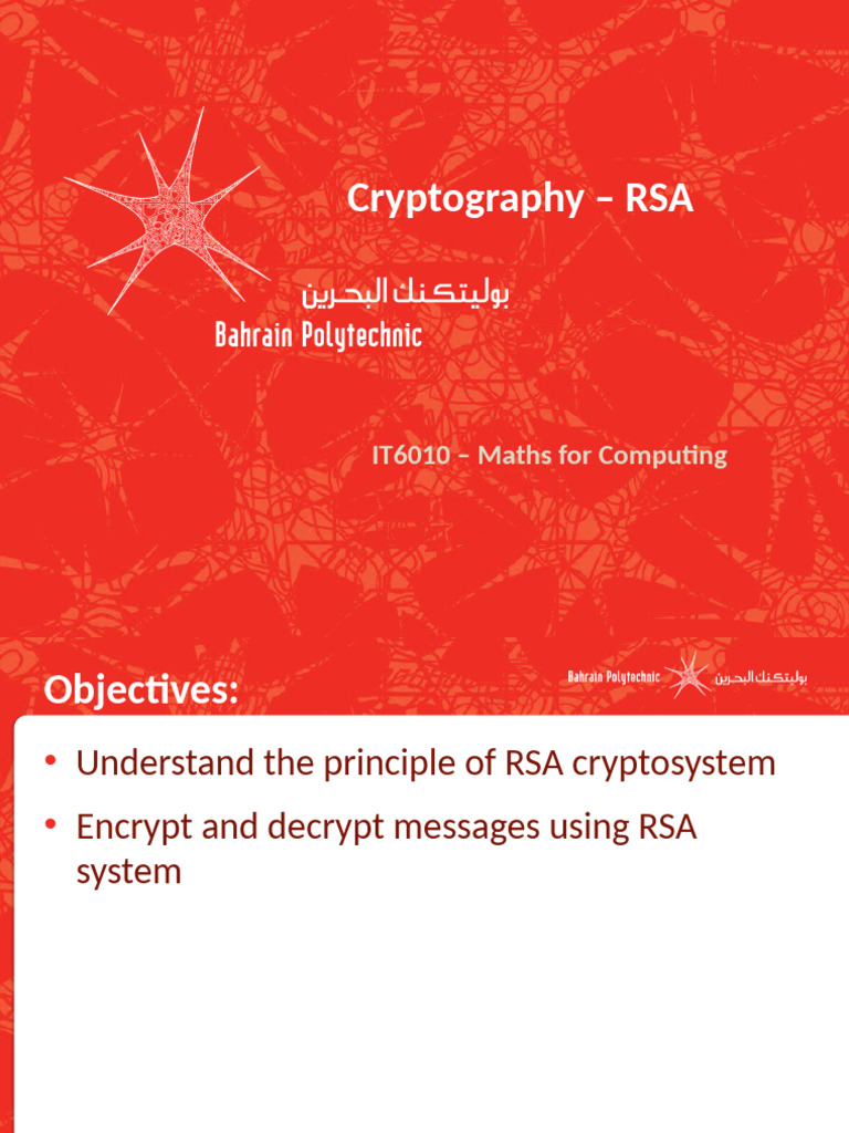RSA Cryptography Explained: Process & Examples | PDF | Cryptography | Public Key Cryptography