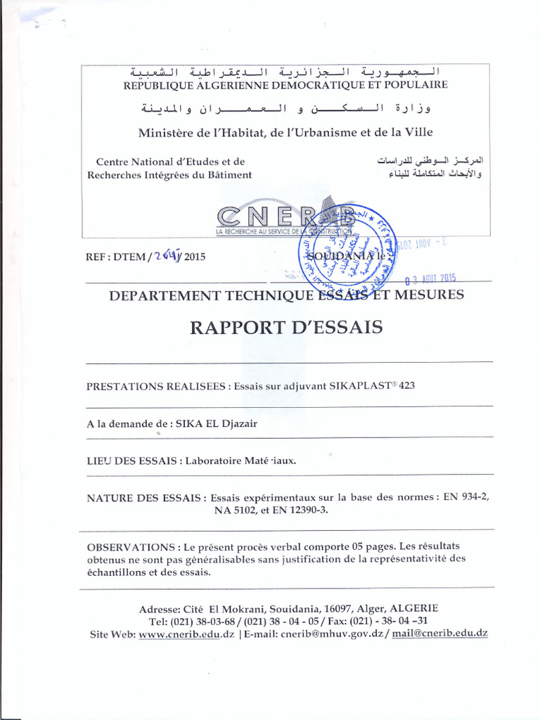 PV Cnerib Sikaplast 423 | PDF
