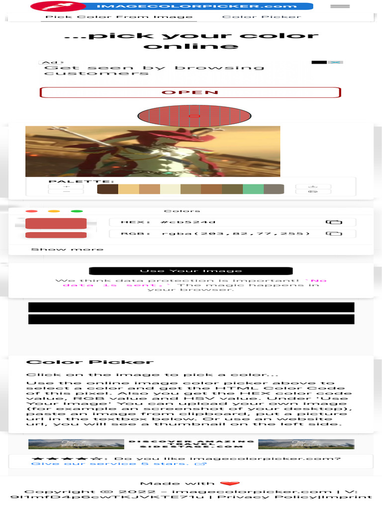 ? Color Picker Online HEX Color Picker HTML Color Picker | PDF