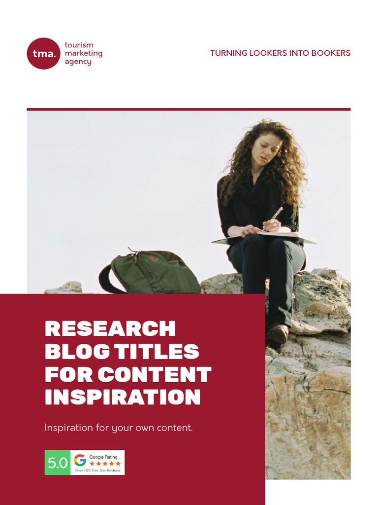 Research Blog Titles For Content Inspiration | PDF