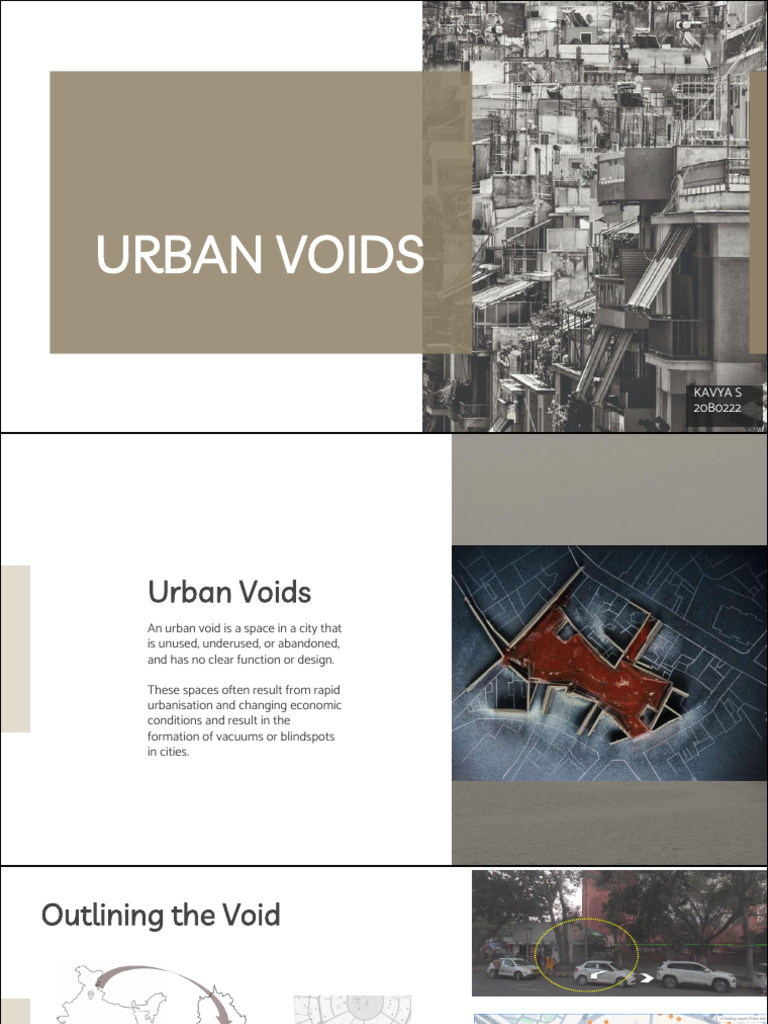 Urban revival voids draft | PDF