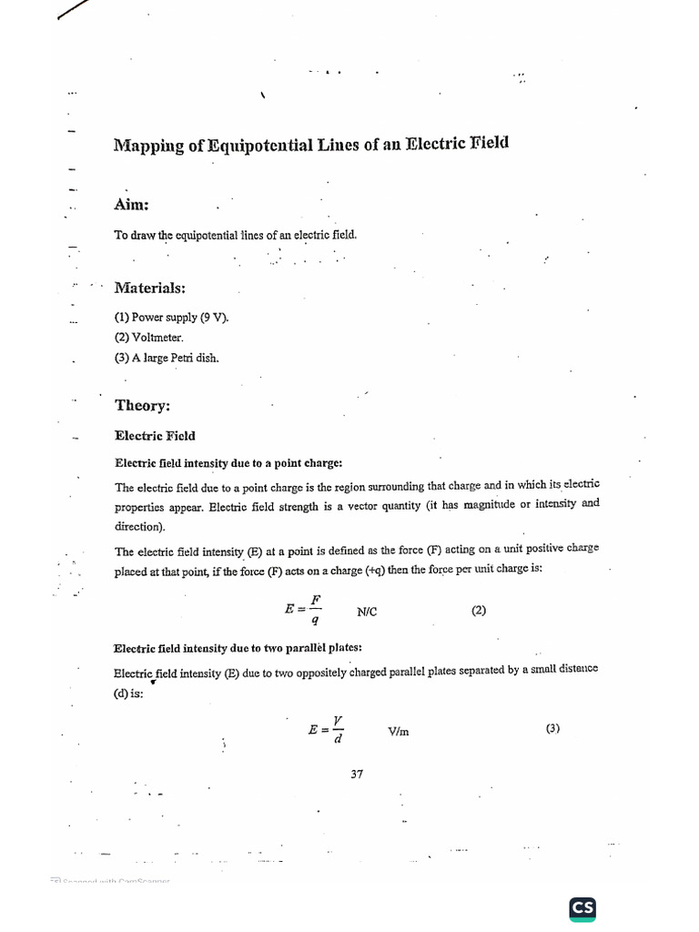 Electric field mapping5 | PDF
