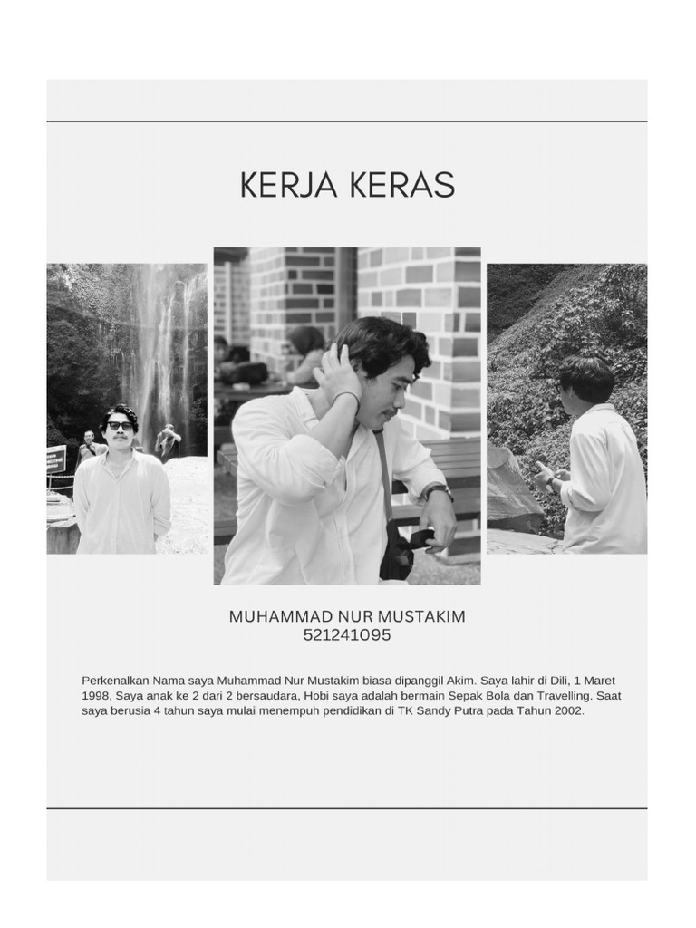Autobiografi Muhammad Nur Mustakim (521241095) | PDF | Gaya Hidup
