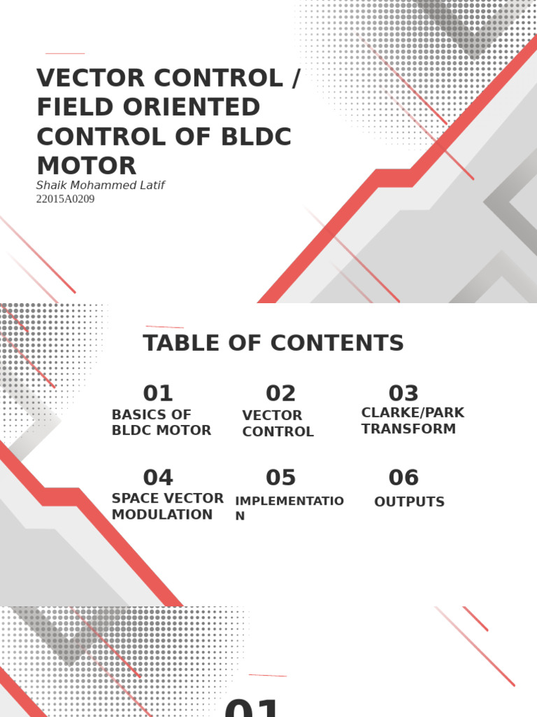 Vector Control / Field Oriented Control of BLDC Motor | PDF | Electric ...