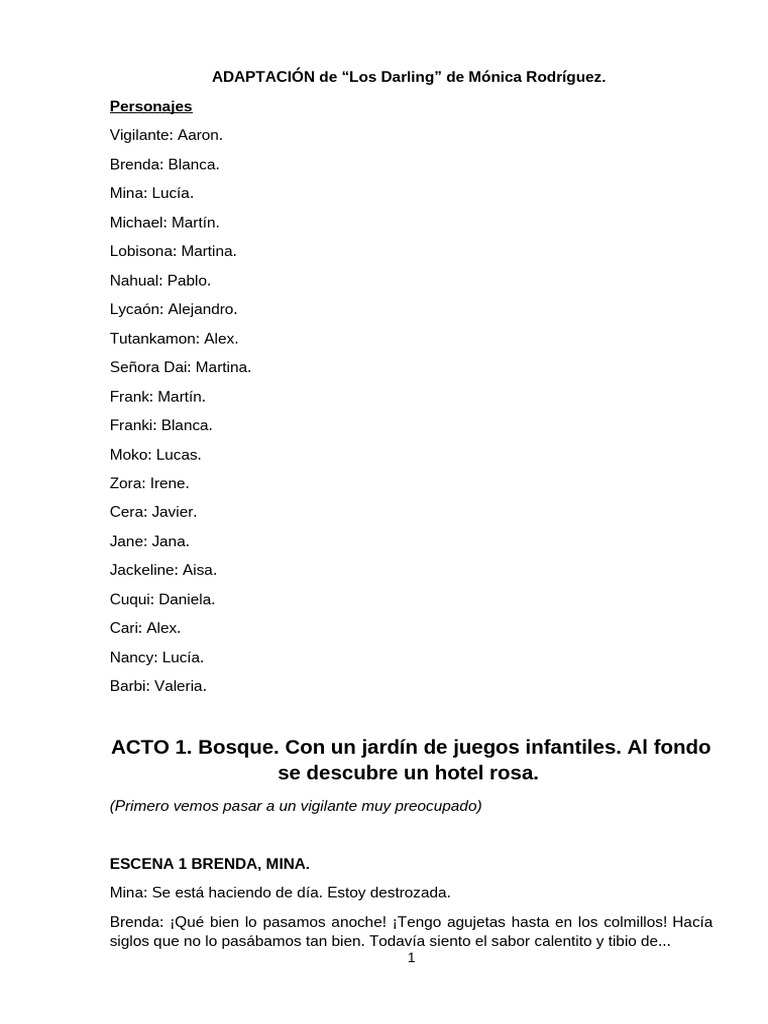 Los Darling | PDF