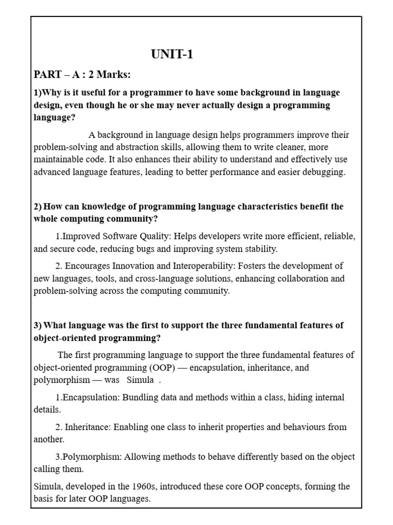 Principles of Programming Languages | PDF | Parsing | Scope (Computer Science)