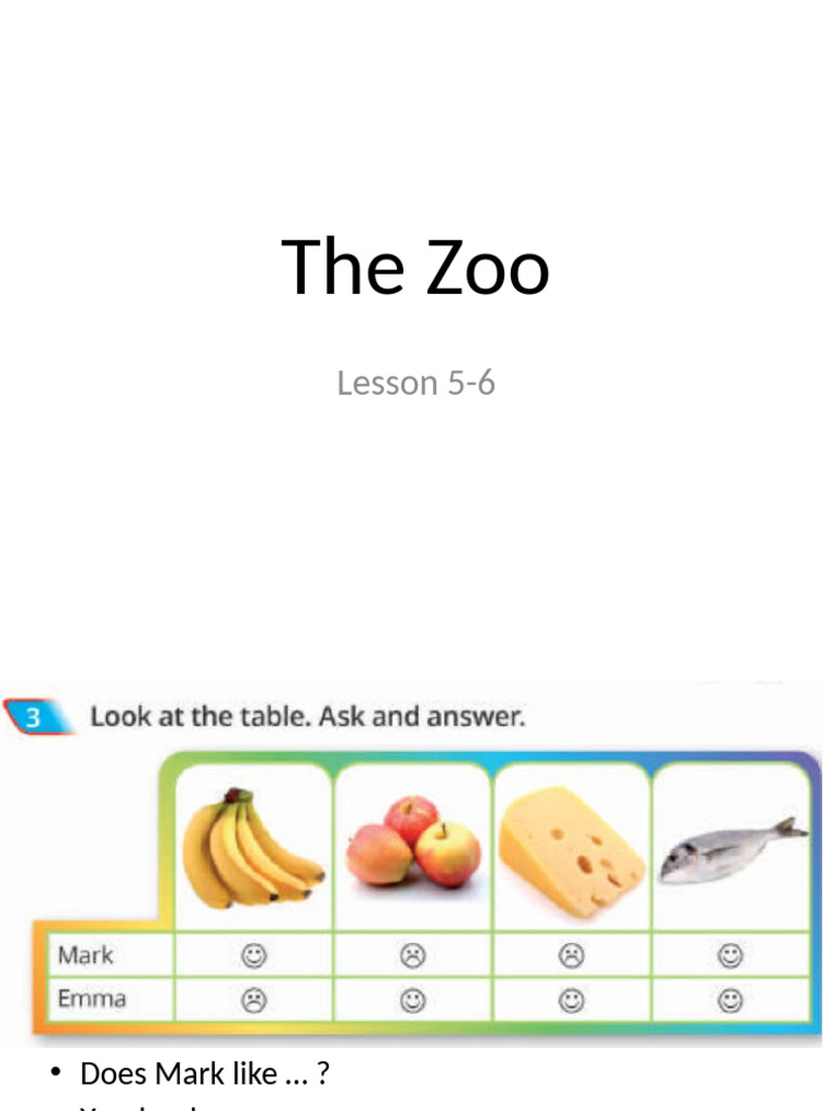 Zoo Lesson: Questions & Phrases | PDF | Language Arts & Discipline ...
