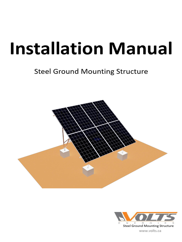 Steel Mounting Structure Guide | PDF | Computers | Technology & Engineering