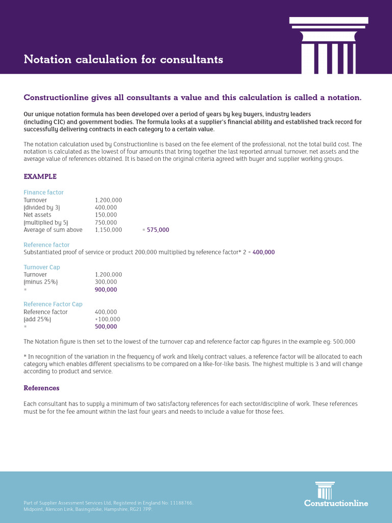 Notation Guide for Consultants | PDF