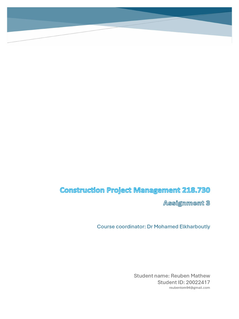 218.730-A3-2024-Reuben Tom Mathew-20022417 | PDF | Project Management ...