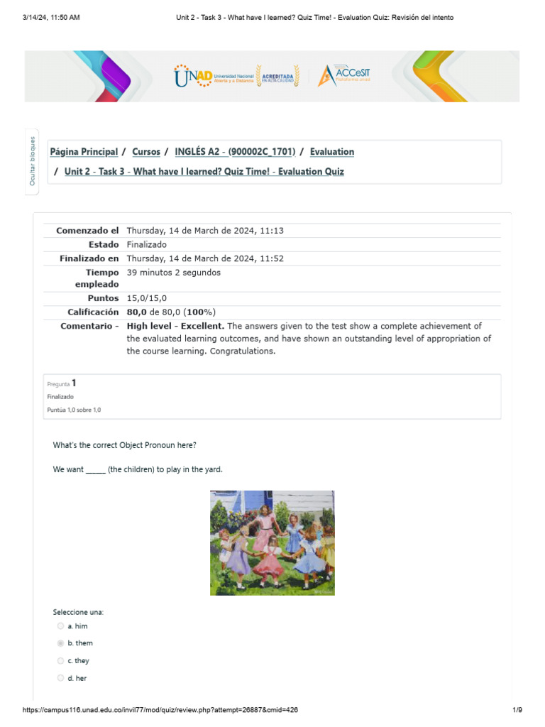 Unit 2 Evaluation Quiz Results | PDF | Bullying
