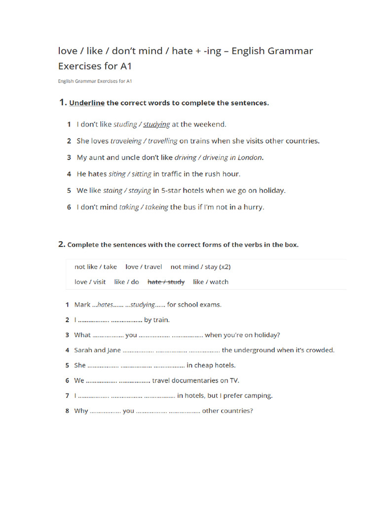 Prática de Like Love Hate Ing | PDF | Finanças e Administração de Capital