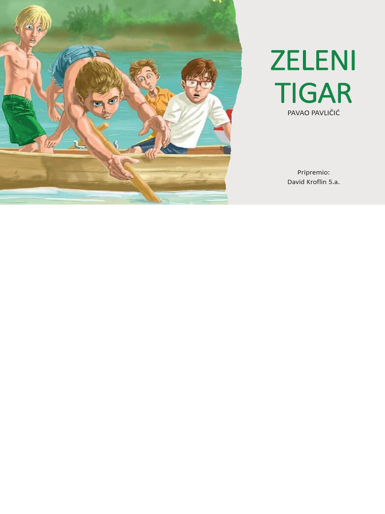 Zeleni Tigar: Pavao Pavličić | PDF