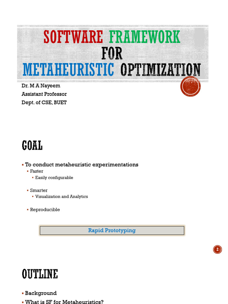 Lecture On Implementation of Meteheuristics | PDF | Metaheuristic | C++