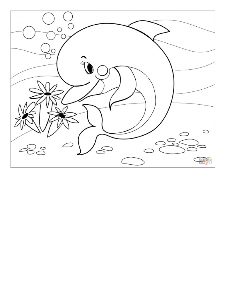 Delfín - Super Coloring | PDF