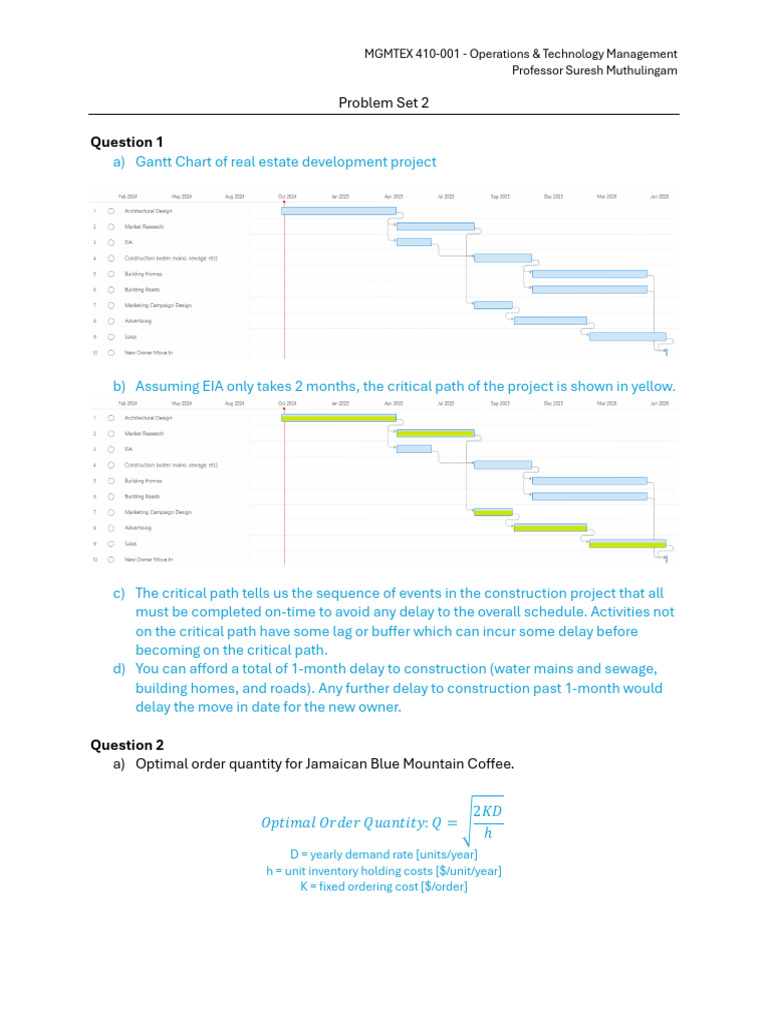 Problem Set 2 - 1 | PDF