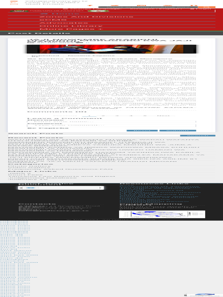 Jaji Ngwembe Akabidhi Ufawidhi Morogoro Kwa Jaji Mansoor | PDF