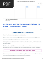 Class 10 PPT Science Chapter - 4 - Carbon and Its Compounds | PDF ...