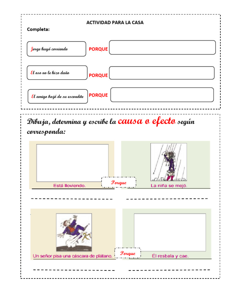 Actividad para La Casa | PDF