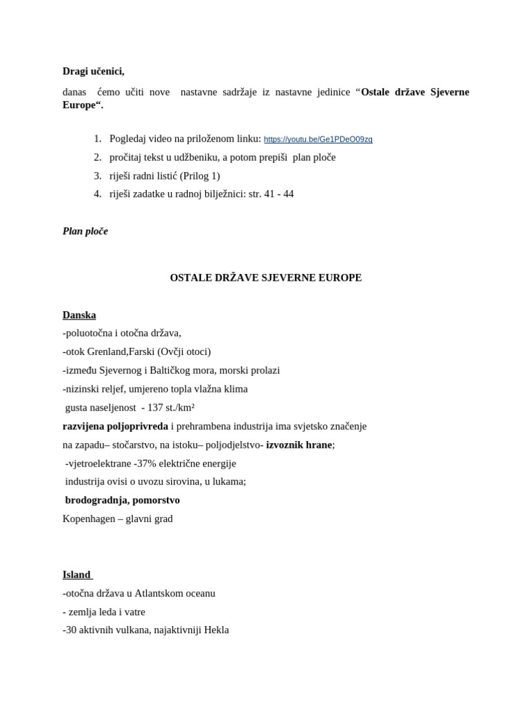 Ostale Države Sjeverne Europe | PDF