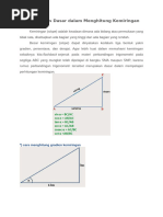 Standar Kemiringan Ramp Mobil | PDF | Metode & Bahan Ajar | Griya & Taman