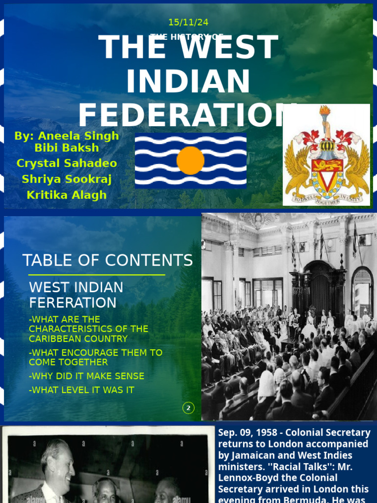 The West Indian Federation | PDF | Caribbean | International Relations
