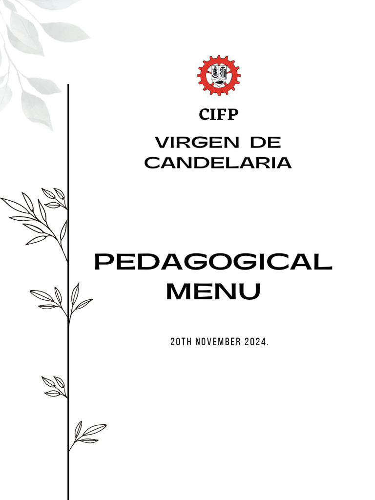 Candyland S Minimalist Menu 2 | PDF
