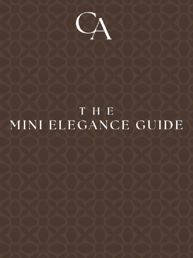 Classy Academy Mini Elegance Starter Guide | PDF | Shoe | Dress