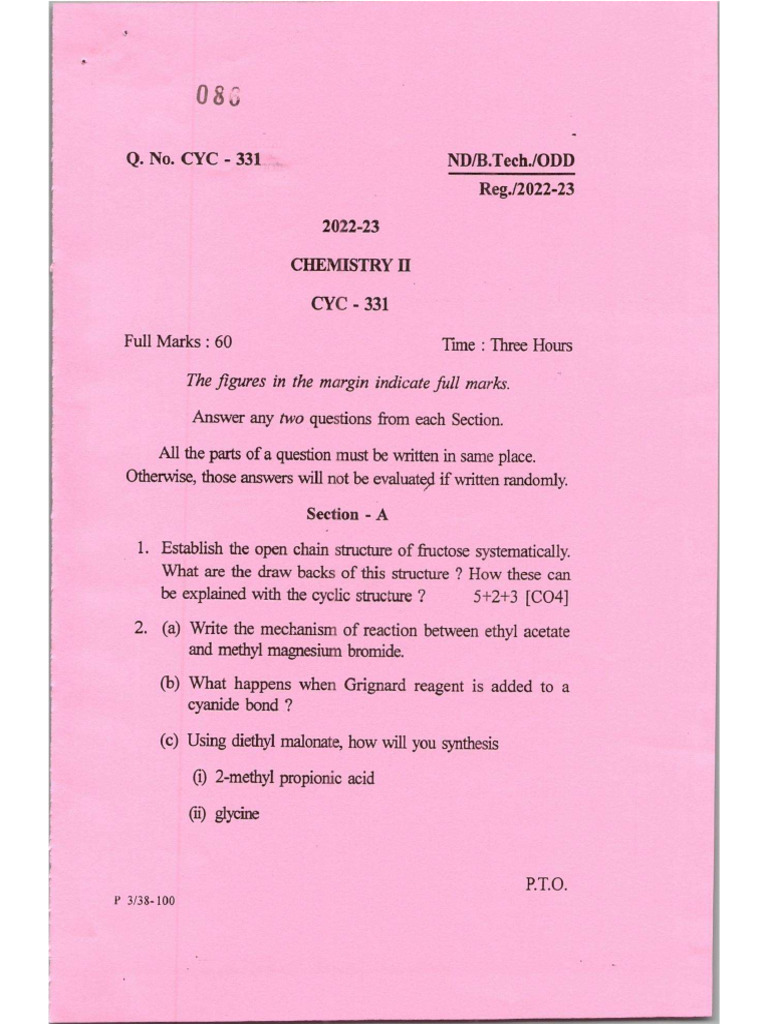 Nit Durgapur Previous Year | PDF