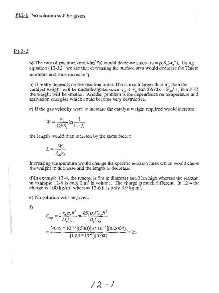ch 12_Solutions of unsolved ques. | PDF ch 12_Solutions of unsolved ques. | PDF