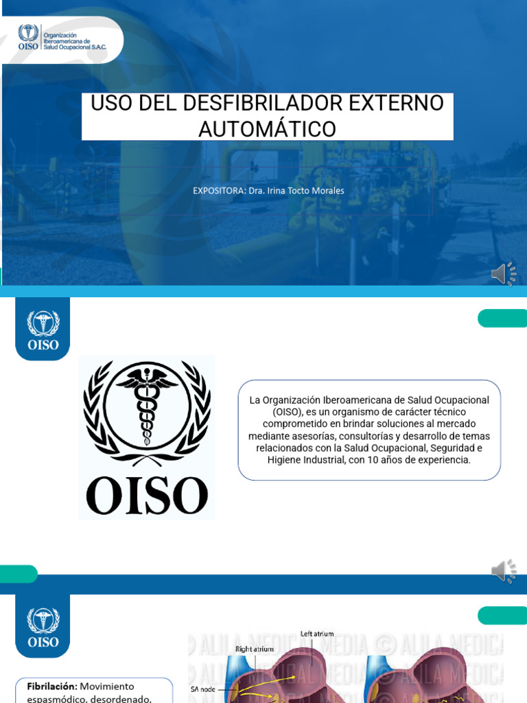 Uso Del DEA | PDF | Paro cardíaco | Reanimación cardiopulmonar